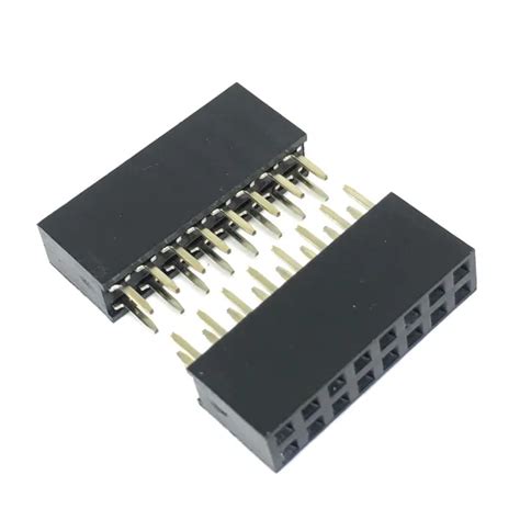 50pcs 2x8 Pin 2 54mm Double Row Female Pin Header 16p Pcb Socket