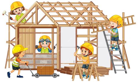 Building A House Clipart