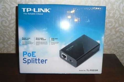 Разветвитель Poe Tp Link Tl Poe10r Ieee 802 3af Москва Комьютерные