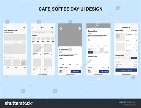 66 Cafe Coffee Day Ui Design Vector Images Stock Photos Vectors