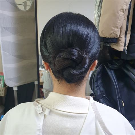 [출장메이크업]젊은혼주의 깔끔한 한복올림머리 네이버 블로그