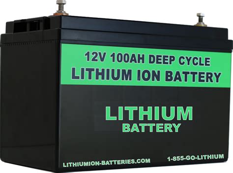 V AH Lithium Ion Battery Deep Cycle Lithium Ion Battery Smart Battery