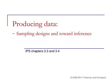 Ppt Producing Data Sampling Designs And Toward Inference Powerpoint Presentation Id750112