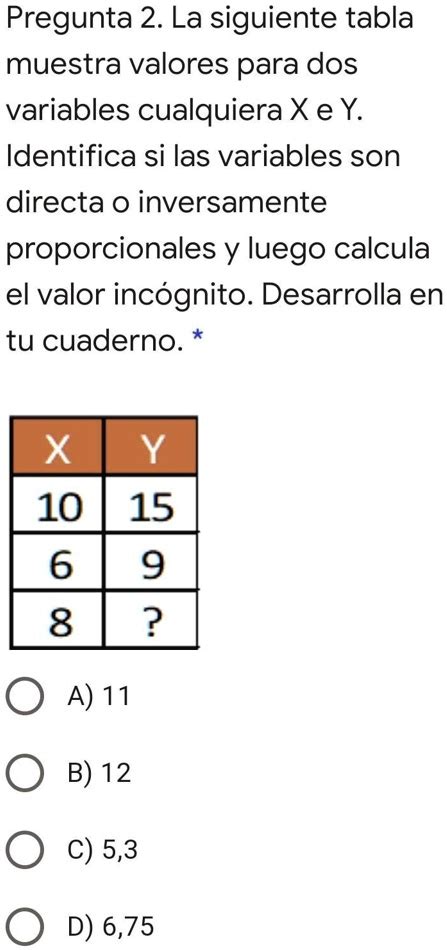 SOLVED AyudAaaA No C Mate Pregunta 2 La Siguiente Tabla Muestra