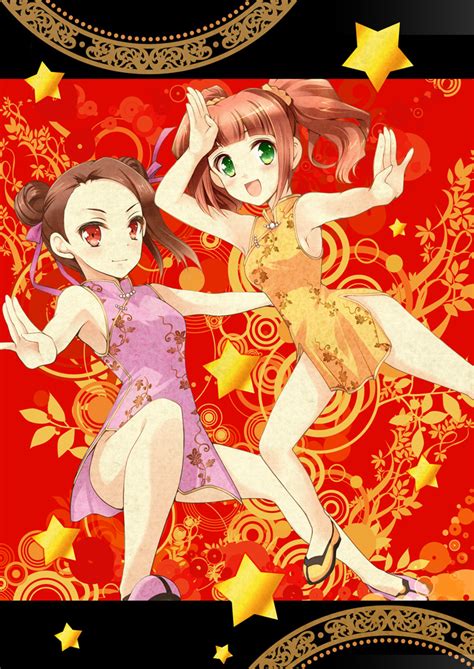 Minase Iori And Takatsuki Yayoi Idolmaster And 1 More Drawn By Gunp