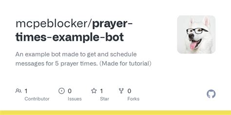 Github Mcpeblockerprayer Times Example Bot An Example Bot Made To