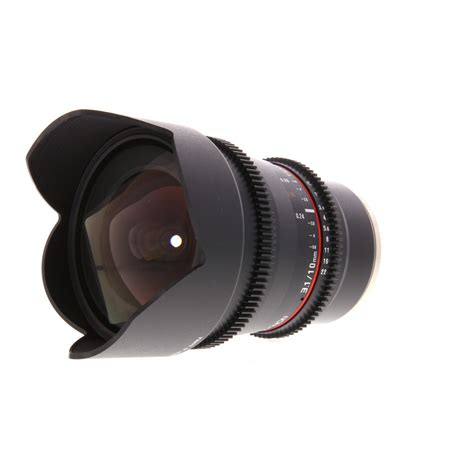 Rokinon Cine 10mm T3 1 ED AS NCS CS Manual Lens For Sony E Mount Black
