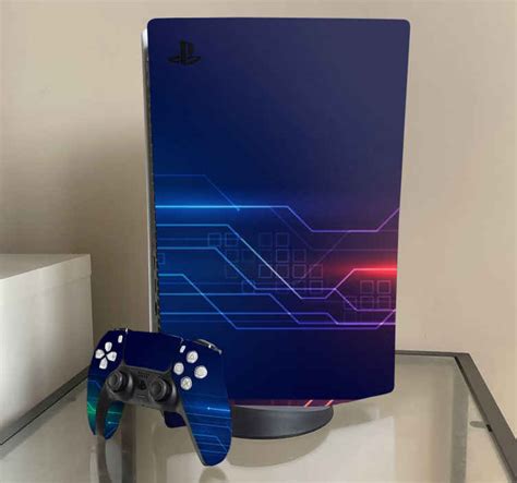 цифровая принципиальная схема playstation 5 наклейка - TenStickers