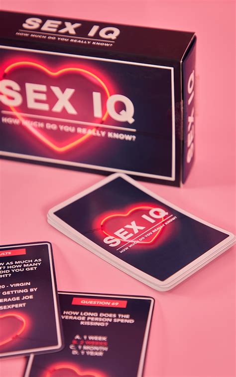 Sex Iq Trivia Cards Accessories Prettylittlething Aus