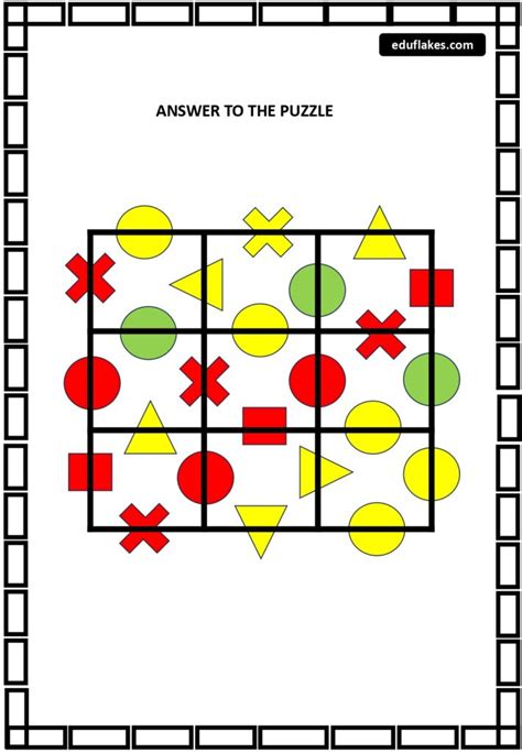 Kindergarten Puzzles Worksheets Eduflakes