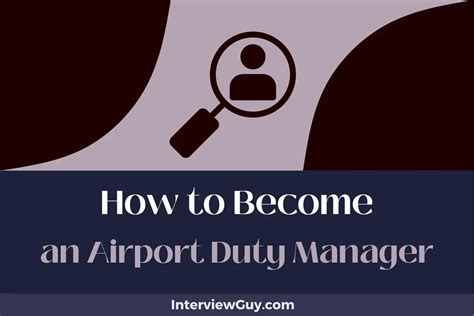 How To Become An Airport Duty Manager Runways To Success
