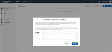 Nessus Essentials Alexander V Leonov