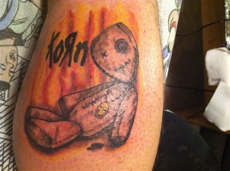 Korn Tattoo By Trina Goings Doll Tattoo Music Tattoo Designs Voodoo