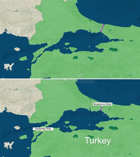 Dardanelles Strait Map