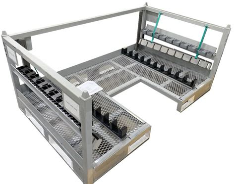 Xlpe Foam Rail Attached Tethered To Walk In Rack Returnable Packaging