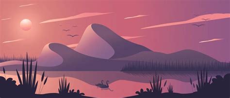 Waterfowl Ecosystem Vector Art Icons And Graphics For Free Download