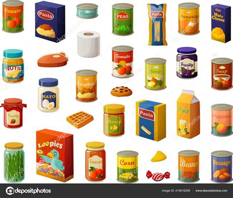 Non Perishable Food Clipart