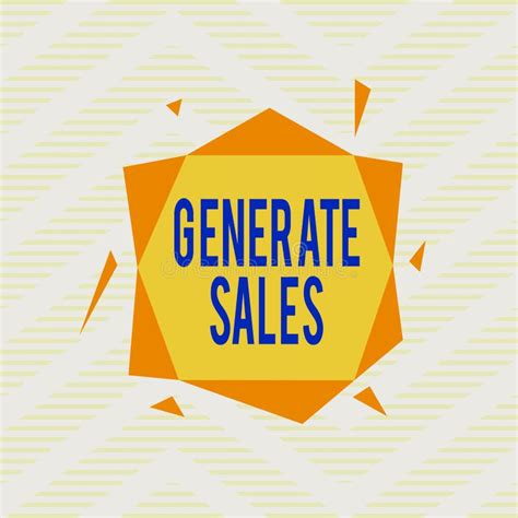 Word Writing Text Generate Sales Business Concept For Process Of