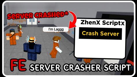 FE Server Crasher Script OP ROBLOX SCRIPTS Troll Players Lag Any Server YouTube