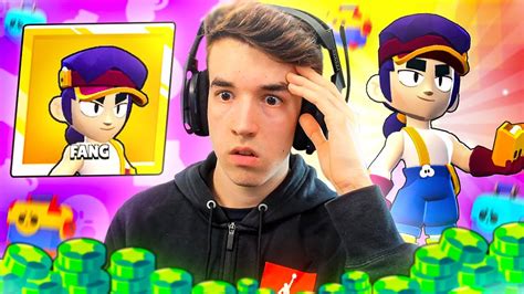 COMPRO Y CASI NO MAXEO A FANG NUEVO BRAWLER De BRAWL STARS YouTube