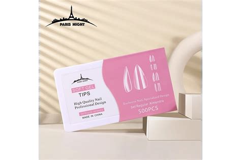 TIPS SOFT GEL ALMENDRA EN CAJA TRANSPARENTE Paris Night