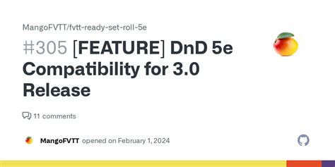 FEATURE DnD E Compatibility For Release Issue MangoFVTT Fvtt Ready Set Roll E