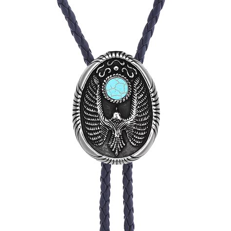 Bolo Tie For Men Vintage Turquoise Bolo Tie Native