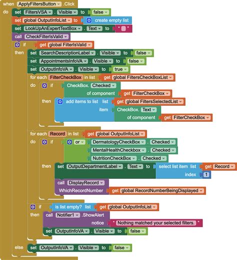 Making Filtered Search Feature In A Search Engine Based App Mit App