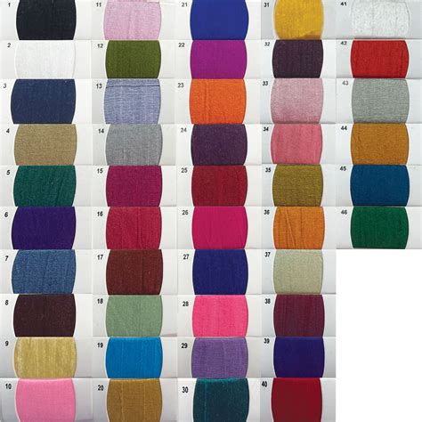 Color Chart Custom Fabric And Material Options Dennis Wisser