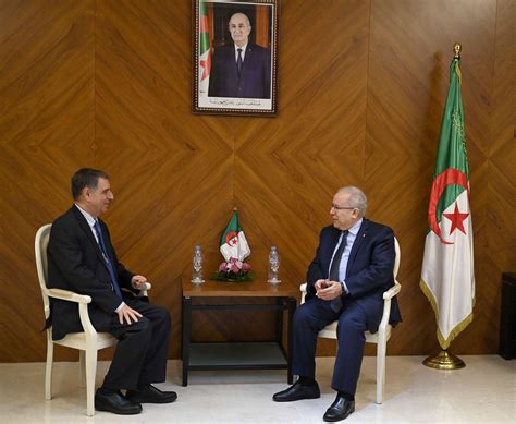 Minister Lamamra Receives The New Ambassador Of Chile To Algeria