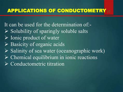 Conductometry Pharmaceutical Analysis Ppt