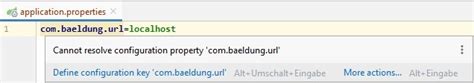 Intellij Cannot Resolve Spring Boot Configuration Properties Error Baeldung