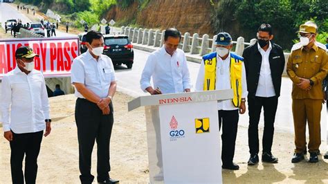 Presiden Jokowi Resmikan Jalan Bypass Balige