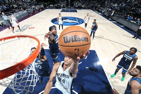 Devin Vassell Shines In Spurs Loss To The Timberwolves Pounding The Rock