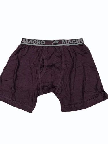 Lycra Cotton Macho Plain Trunk Length Mid Way Type Trunks At Rs 890