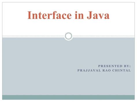 Abstract Classes And Interfacesppt