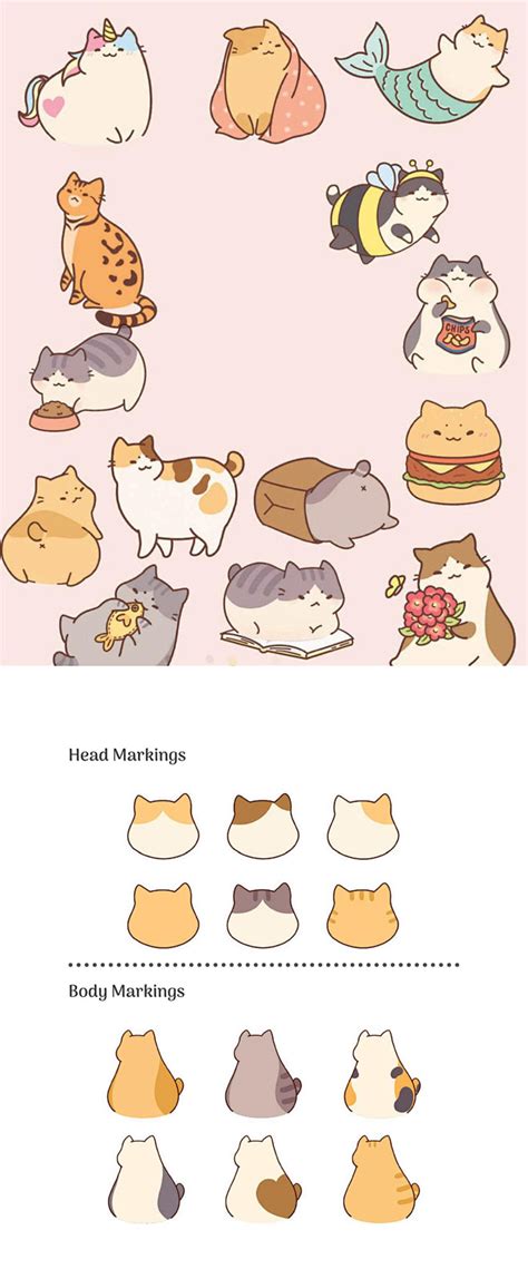 猫咪简笔画教程 可爱线条绘画过程零基础入门新手美术练习线稿 淘宝网