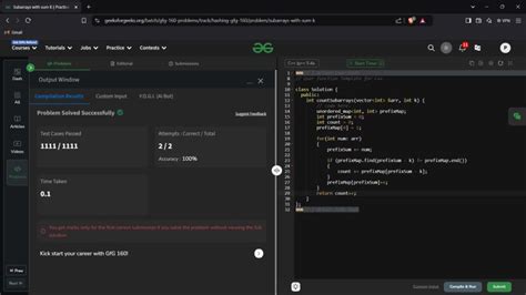 Prabhat Kumar On Linkedin Geekstreak2024 Gfg160 Dsa Problemsolving