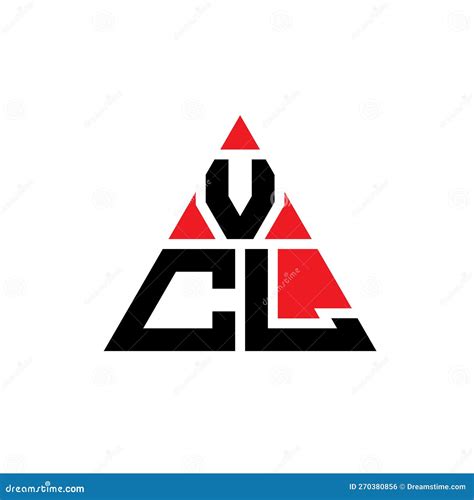 Vcl Triangle Letter Logo Design With Triangle Shape Vcl Triangle Logo