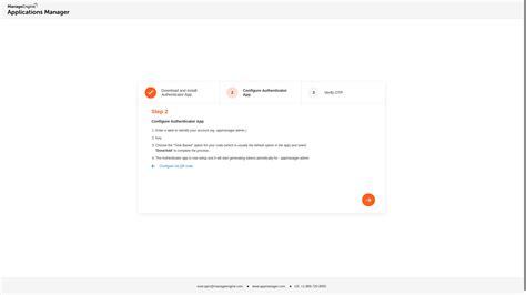 How To Configure Two Factor Authentication Applications Manager User