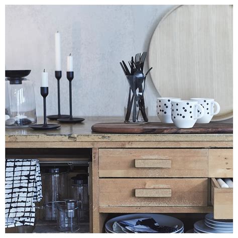 Tillagd 20 Piece Flatware Set Black Ikea