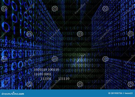 Binary Code Background Concept Of Big Data And Artificial Intelligence