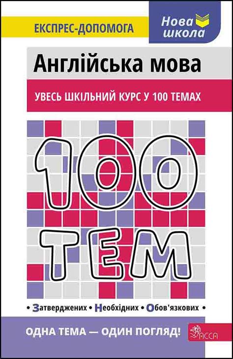 100 тем Англійська мова Вікторія Омеляненко — купити книгу за 80 грн у Readeat