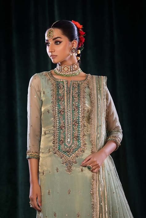 Khuda Baksh Pakistani Wedding Wear Mesuri Suit Khb03