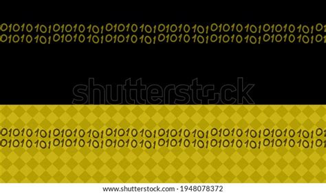 Programming Software Technological Illustration Binary Code Stock