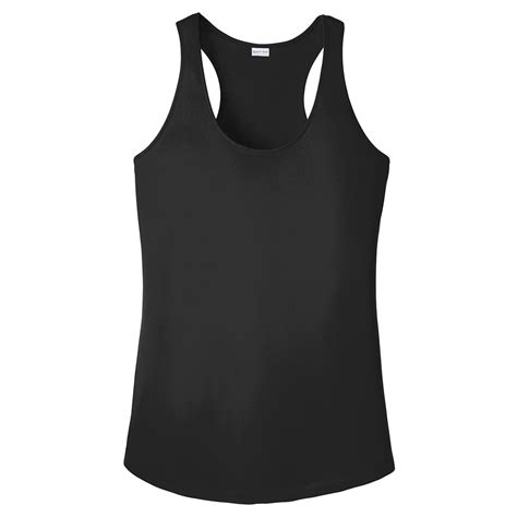 Sport Tek Womens Black Posicharge Competitor Racerback Tank
