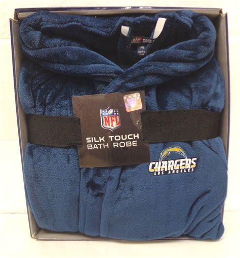 Boxed Nfl Silk Touch Bath Robe Mens 26 X 47 Ebay