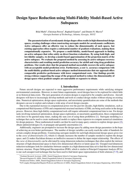 Pdf Design Space Reduction Using Multi Fidelity Model Based Active