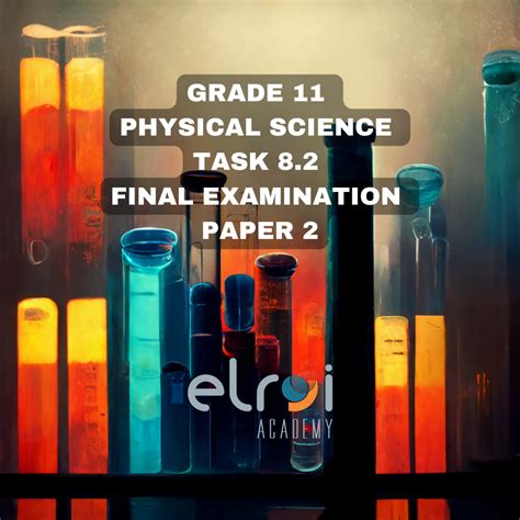 2022 Grade 11 Physical Science Task 8 2 Final Exams Paper 2 Teacha