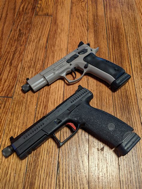 Cz Sisters P F With Thegunco Fast Trigger B Omega In Urban Grey